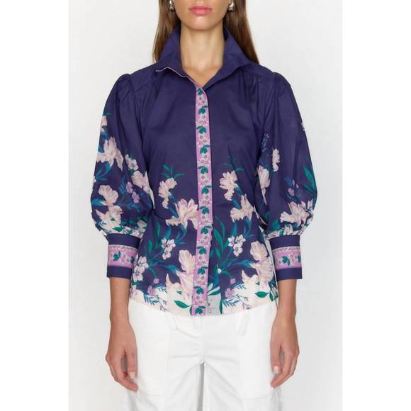 CHRISTY LYNN | Tops | New Christy Lynn Maisy Top In Midnight Coast Border | Poshmark